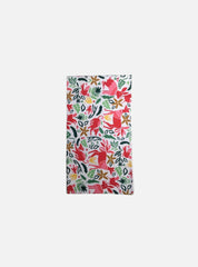 Dining Table Runner - Deer leaves floral on white without border – The ...